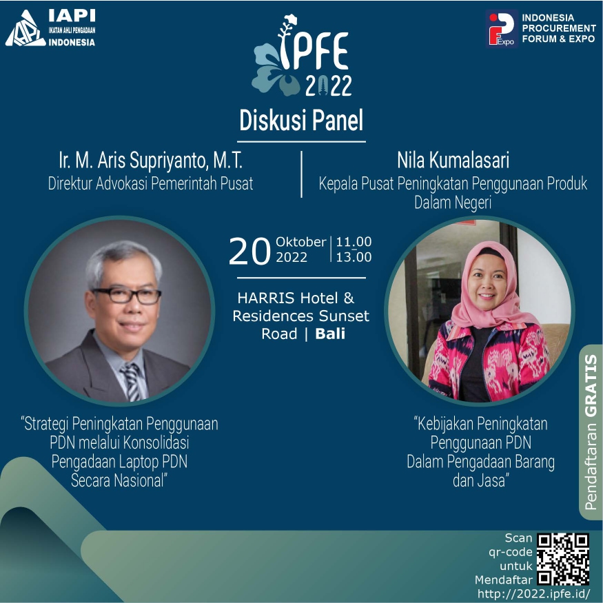 DISKUSI PANEL IPFE 2022 - Ikatan Ahli Pengadaan Indonesia